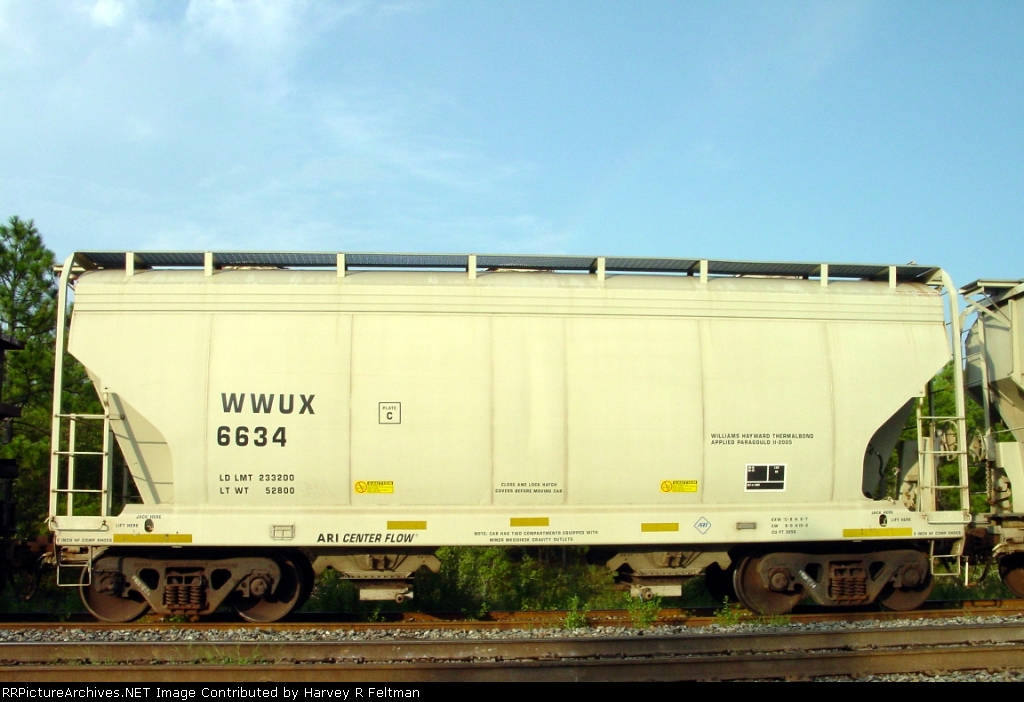 WWUX 6634, in silica sand service with Unimin Corporation,